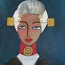 Zeelandic girl (Zeeuws meisje) Painting by Nelly van Nieuwenhuijzen ...