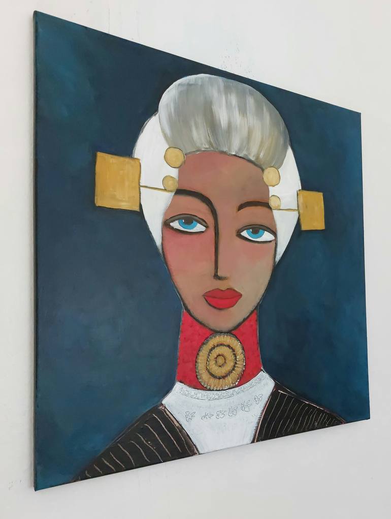 Zeelandic girl (Zeeuws meisje) Painting by Nelly van Nieuwenhuijzen ...