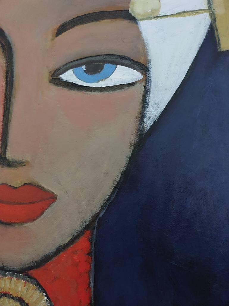 Zeelandic girl (Zeeuws meisje) Painting by Nelly van Nieuwenhuijzen ...