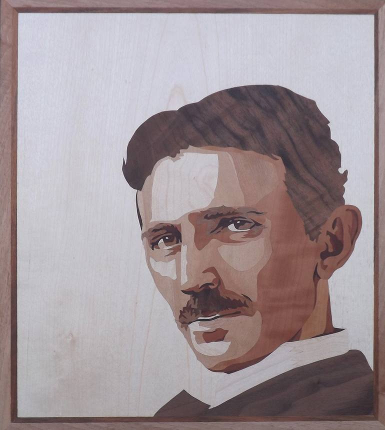 Tesla Collage by Dusan Rakic | Saatchi Art