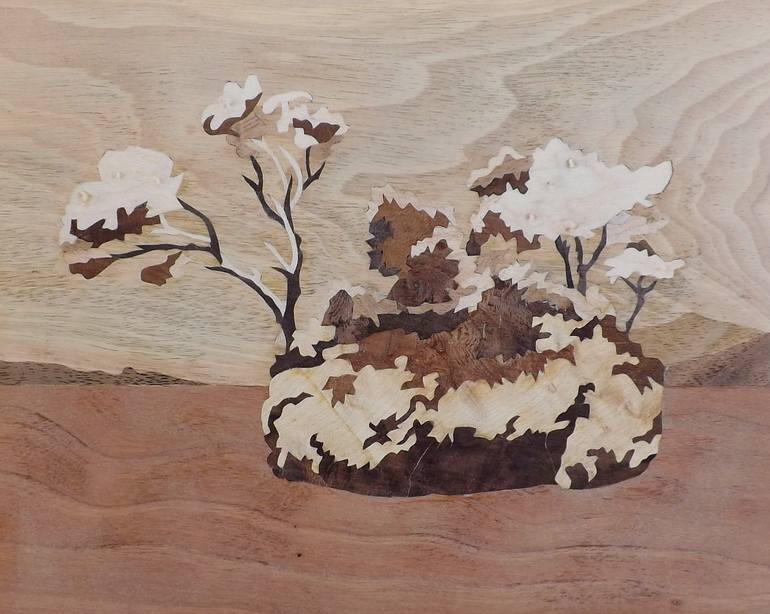 island with Brela (marquetry miniature work) Collage by Dusan Rakic ...