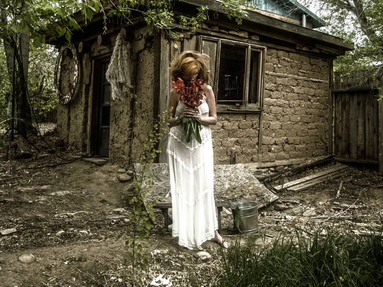 Gretchen and Her Dying Tulips Photography by Wick Beavers | Saatchi Art ...