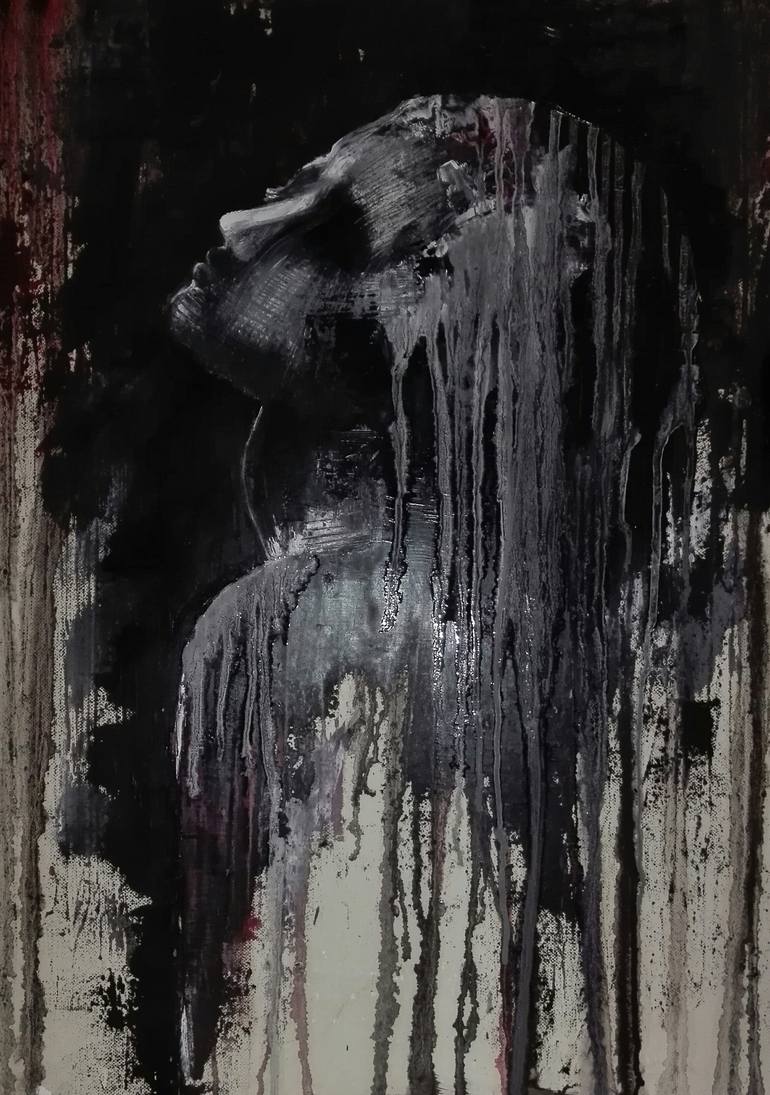 Anxiety Painting by Donatella Marraoni | Saatchi Art