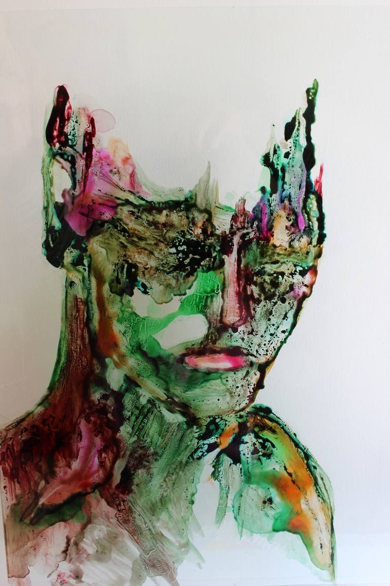 Man Painting by Donatella Marraoni | Saatchi Art