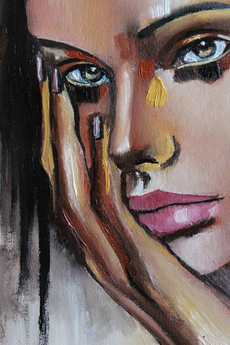 I don't care anymore Painting by Donatella Marraoni | Saatchi Art
