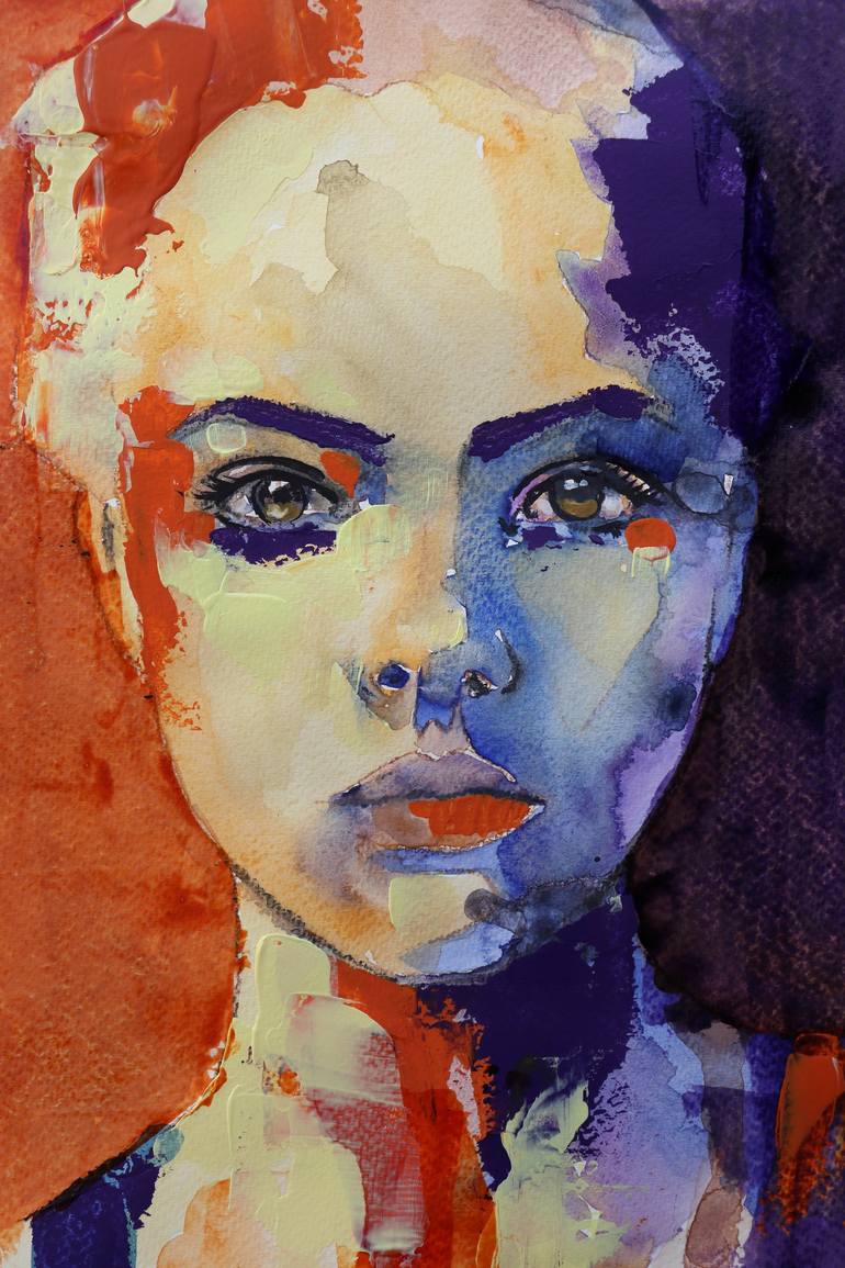 My Head & My Heart Painting by Donatella Marraoni | Saatchi Art