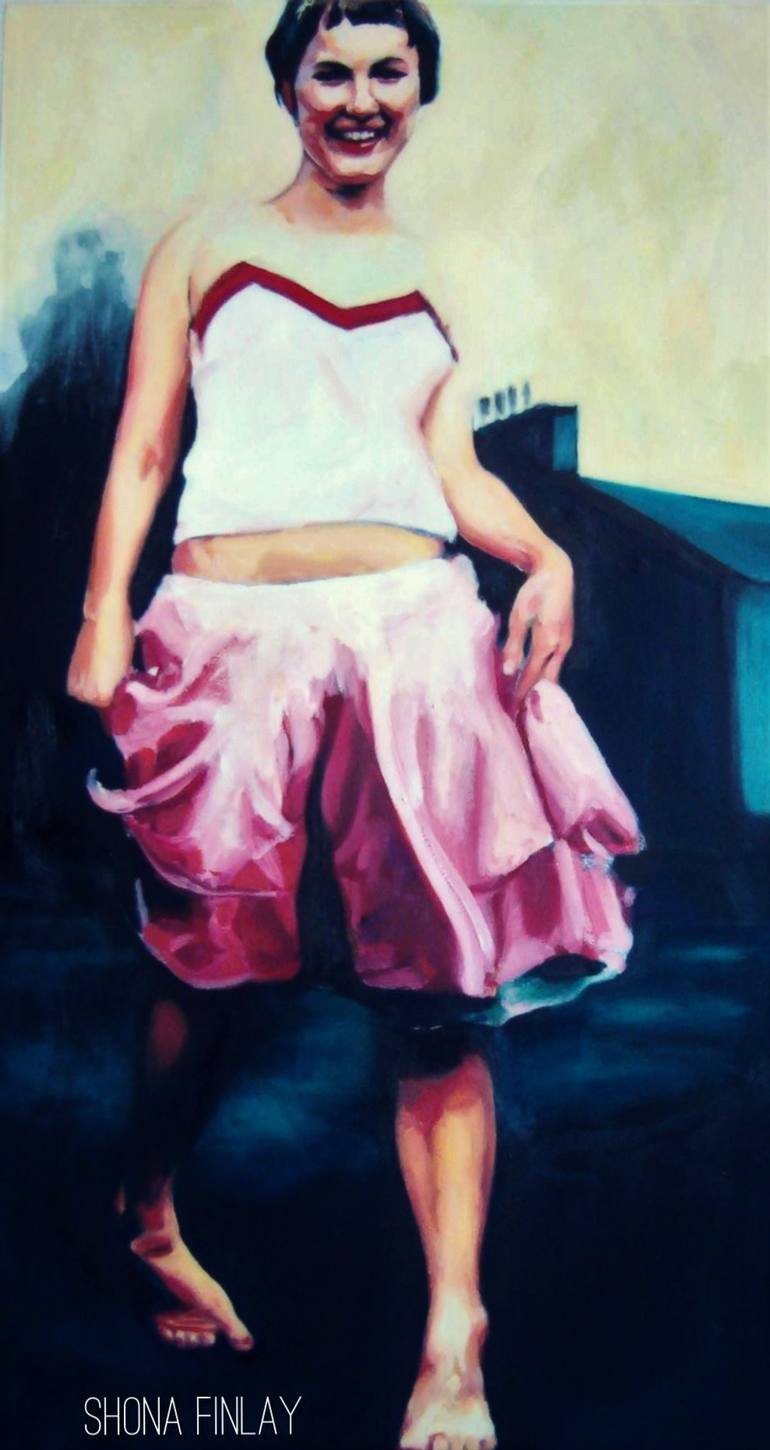 Magdalen Green ll Painting by Shona Finlay | Saatchi Art