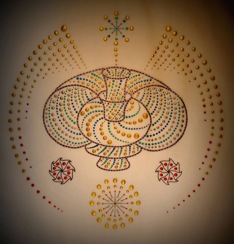 Down from Above (and up from below) Drawing by mark golding | Saatchi Art