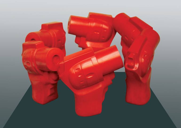 Gun Dance Sculpture by Frans Muhren | Saatchi Art