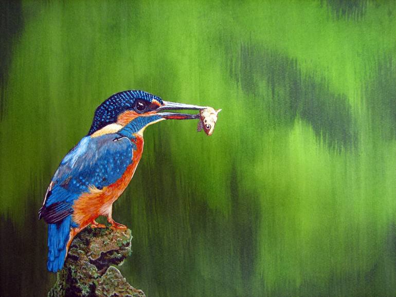 Catch of the Day SOLD Painting by Neil Forsyth | Saatchi Art