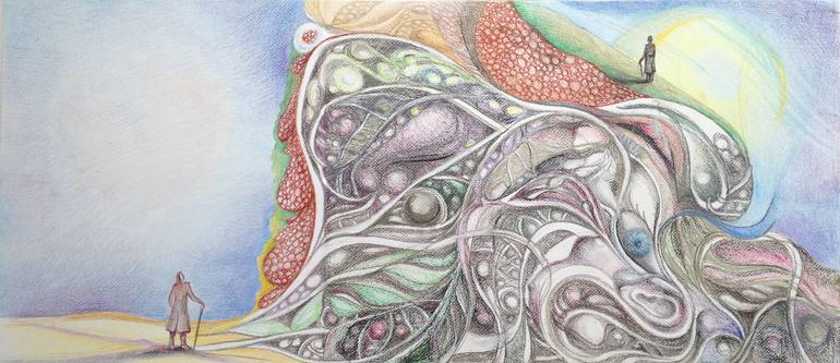 Double life Drawing by Ina Pavelescu | Saatchi Art