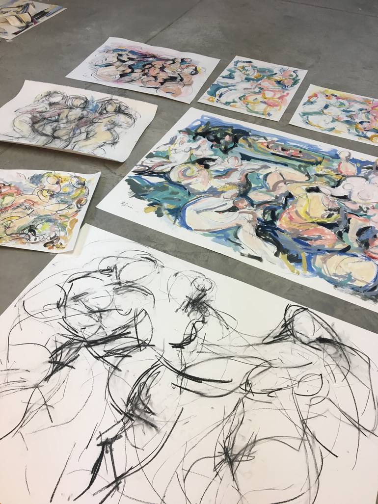 Three Graces Drawing by Heidi Lanino | Saatchi Art