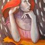Woman Painting by Cassandra Gordon-Harris | Saatchi Art