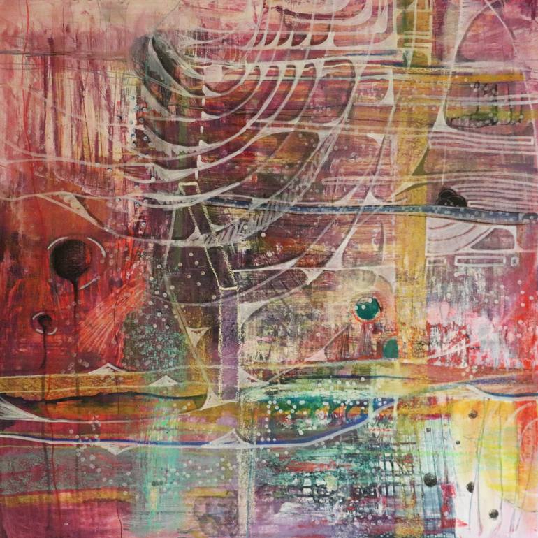 playground of my childhood (SOLD) Painting by Judy Hart | Saatchi Art