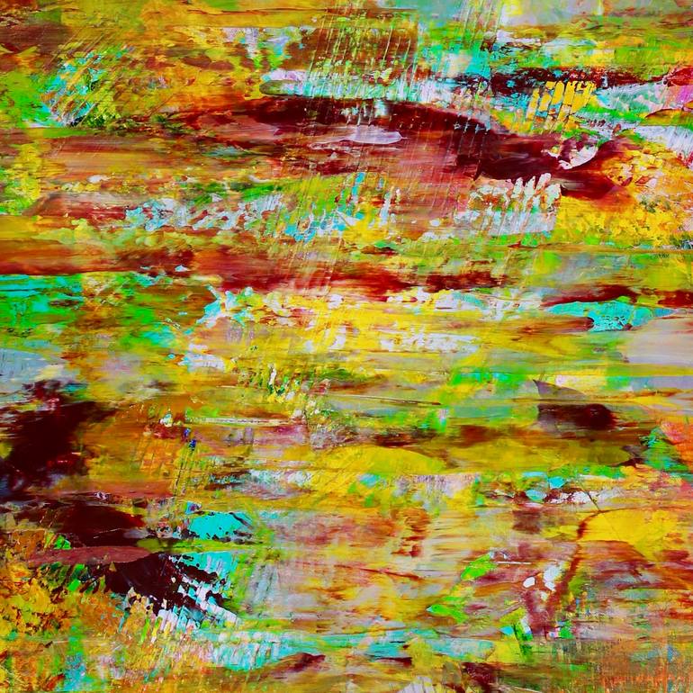 Magic Golden Spectra Painting by Nestor Toro | Saatchi Art