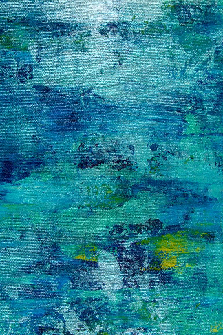 The deepest ocean (Turquoise spectra) 2 Painting by Nestor Toro ...