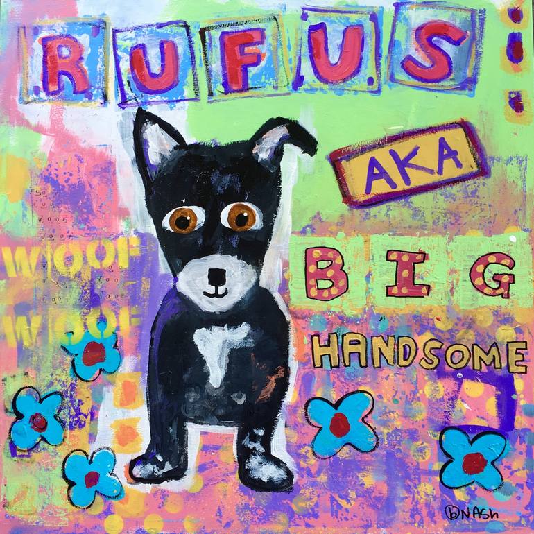 Rufus Painting by Brian Nash | Saatchi Art