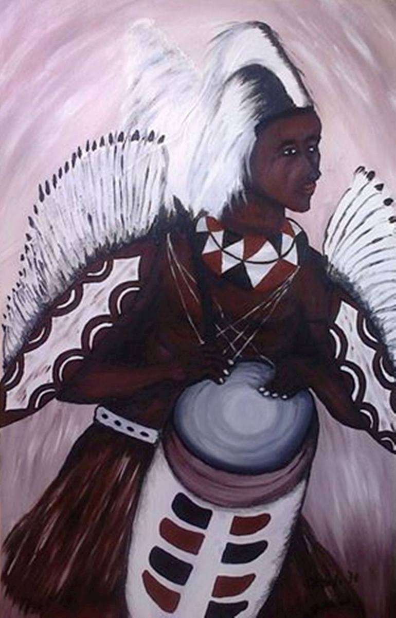 The African Beat Painting by Imbali Chimasia | Saatchi Art