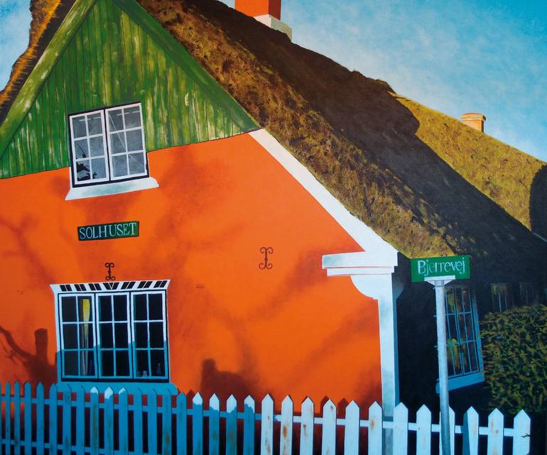 Solhuset, Farno Painting by Martin Hunger | Saatchi Art