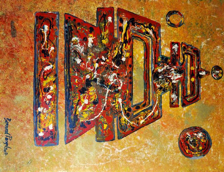 Pangu Painting by Bernard Rangel | Saatchi Art