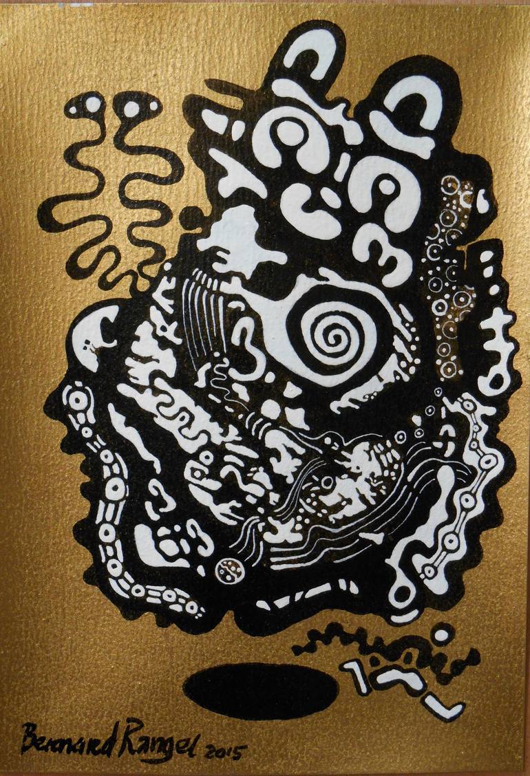 Kitty Painting by Bernard Rangel | Saatchi Art