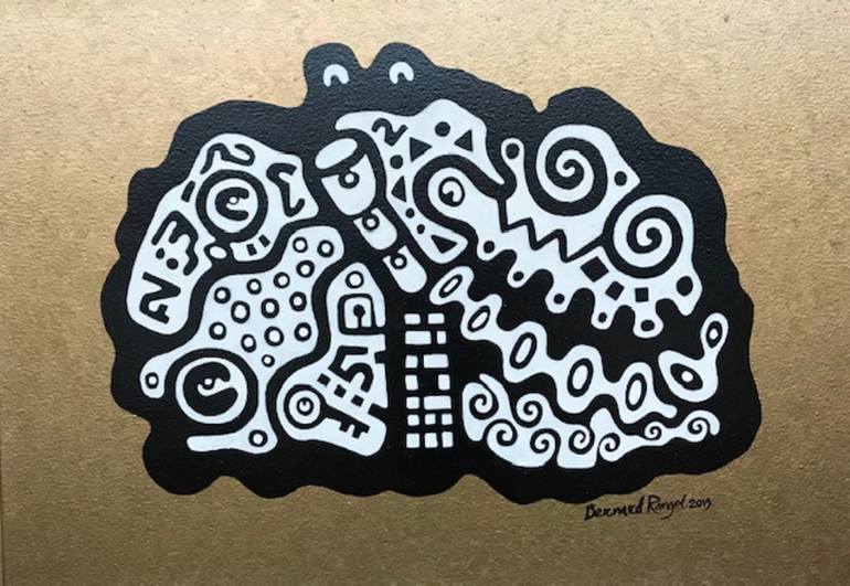 Communication Painting by Bernard Rangel | Saatchi Art