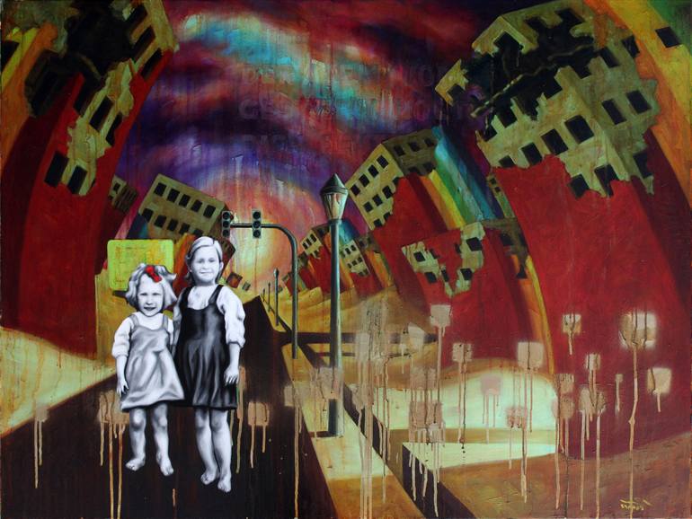 The Coma / Das Koma Painting by Ivan Gejko | Saatchi Art