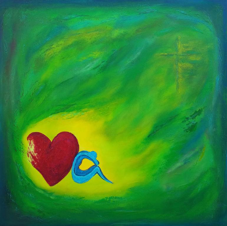 Beautiful In HIS Eyes Painting by Steven John Lehman | Saatchi Art