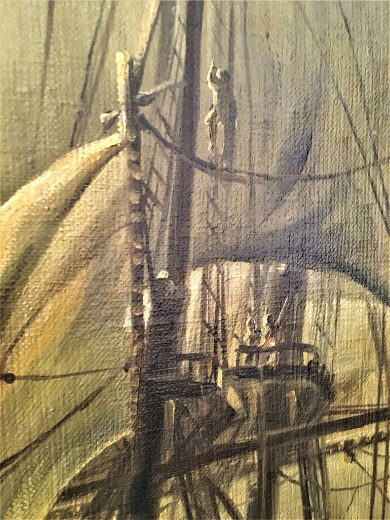 USS Alliance Painting by Paul Armesto | Saatchi Art