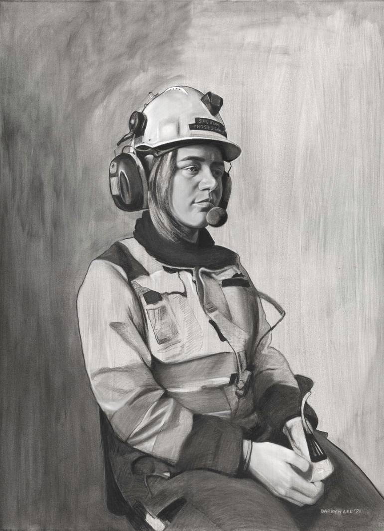 The Qr-code Drawing by Darryn Lee | Saatchi Art