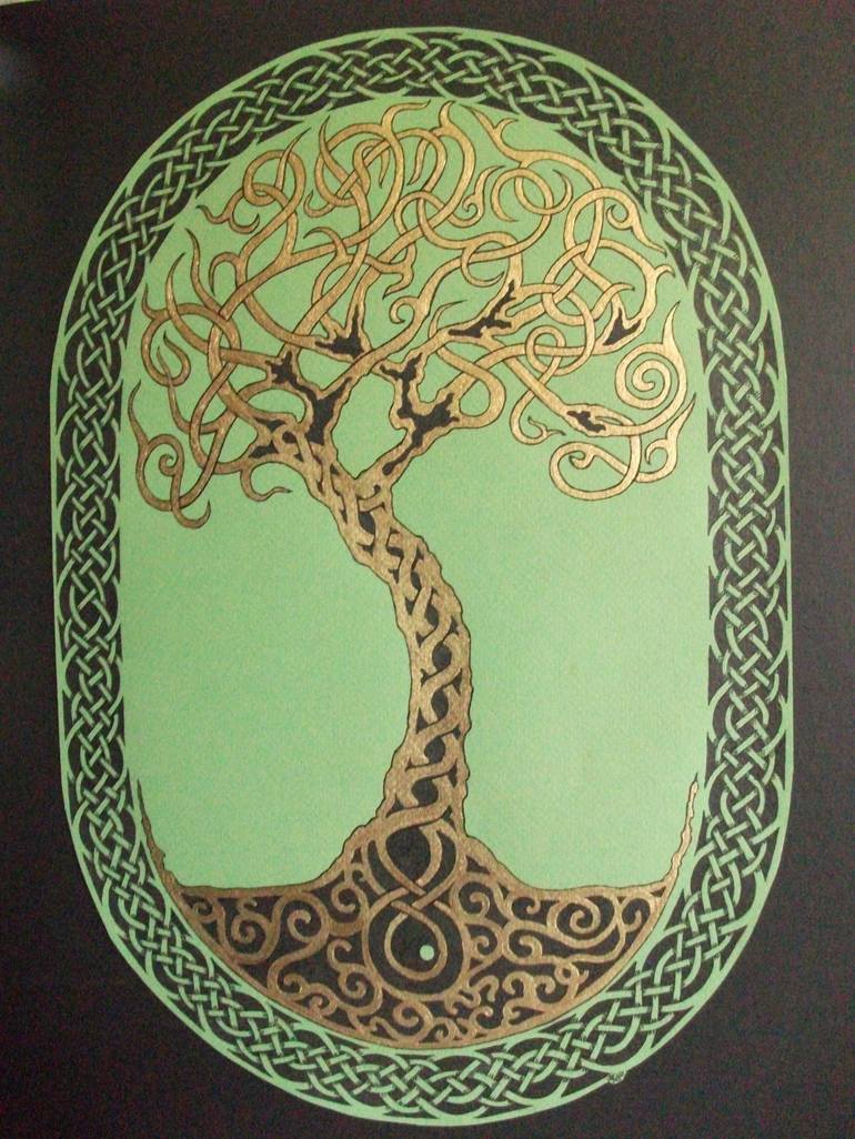 Tree of Life Drawing by Carrie Foster | Saatchi Art