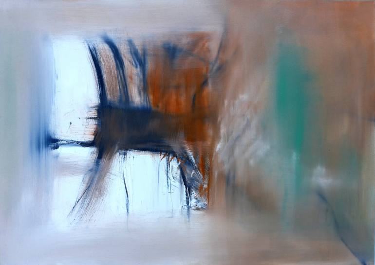 Storm on the beach Painting by Mark Fearn | Saatchi Art