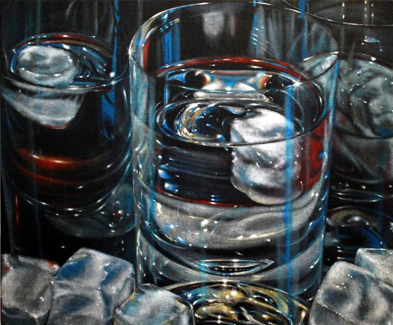 Freezing Cold Painting by Götz Friedewald | Saatchi Art