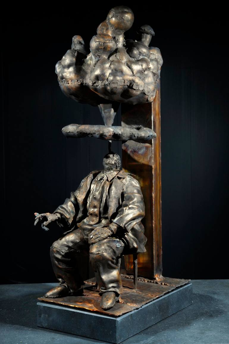 War president Sculpture by Dany Tulkens | Saatchi Art