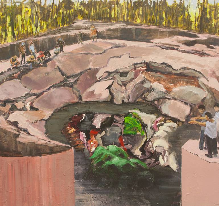 Sinkhole Painting by tatyana ostapenko | Saatchi Art