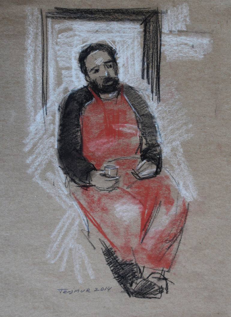 Eros Drawing by Baiazid Kialbievi | Saatchi Art