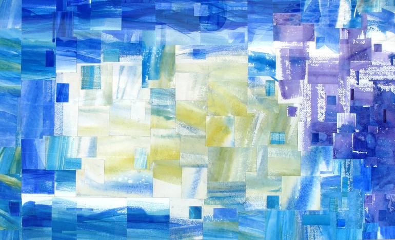 blue haze Collage by dilip patel | Saatchi Art