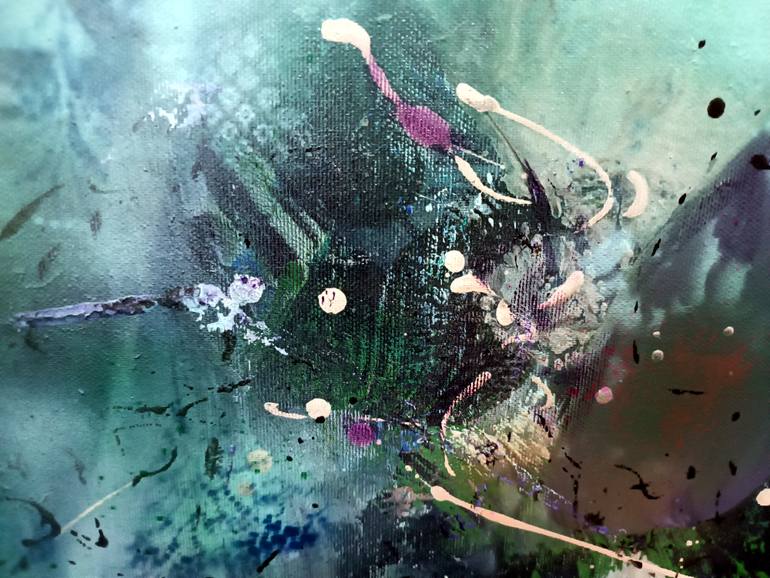 The Hidden Calligraphy of Soft Moss and Time Painting by Kloska Ovidiu ...