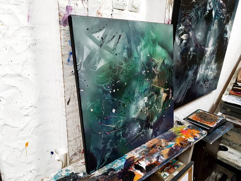 The Hidden Calligraphy of Soft Moss and Time Painting by Kloska Ovidiu ...