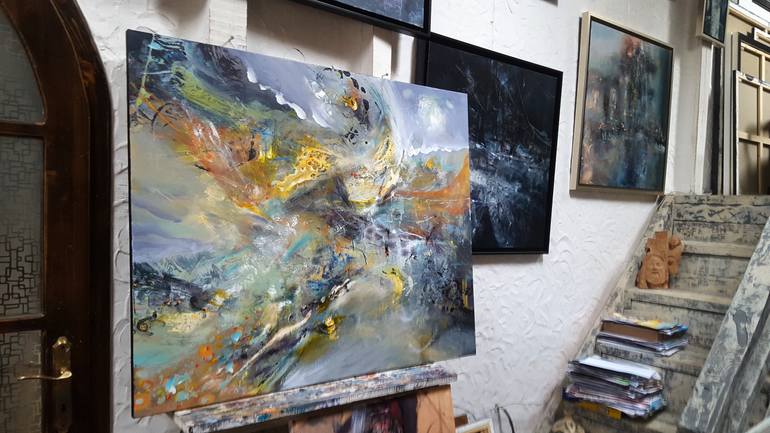 VERY LARGE FANTASTIC COLORS COMPOSITION ABOUT CHILDHOOD DREAMS ONEIRIC ...