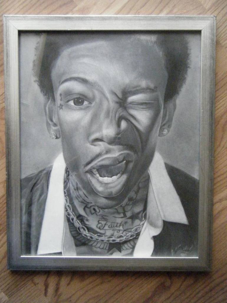 Wiz Khalifa Drawing by Kyle Daniels | Saatchi Art