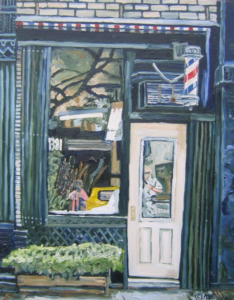 barbershop Painting by MB Taylor | Saatchi Art