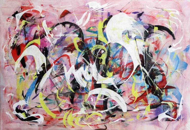 Nameless Trajectories Painting by Eustaquio Carrasco | Saatchi Art