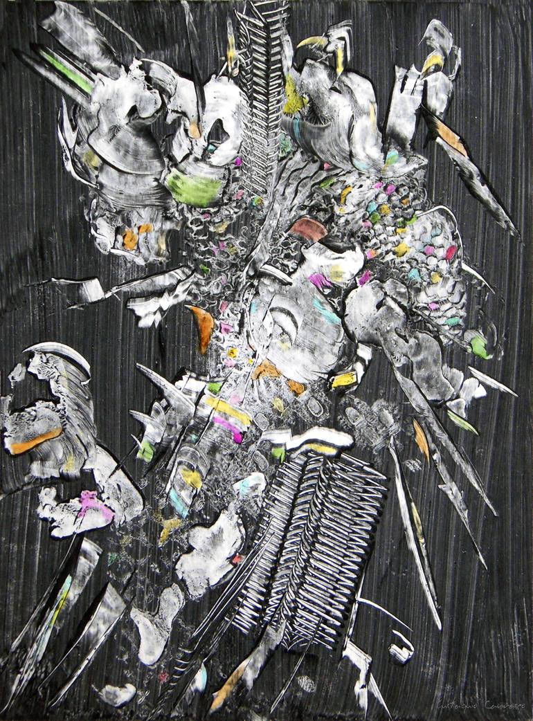 Grouping of a subtle thought Painting by Eustaquio Carrasco | Saatchi Art