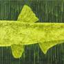 yellow anchovy Painting by Gian Luigi Delpin | Saatchi Art