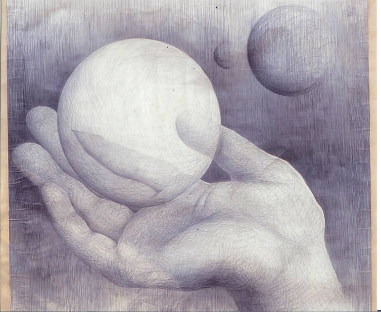 mani e palle 5 di 8 Drawing by luca mantelli | Saatchi Art
