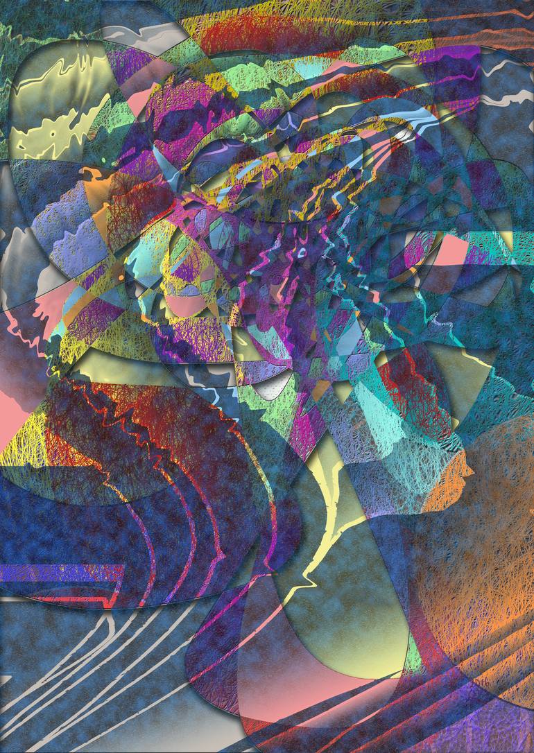 daily sketch*068「ambient visual*9」 Painting by Mikoto Fuku | Saatchi Art