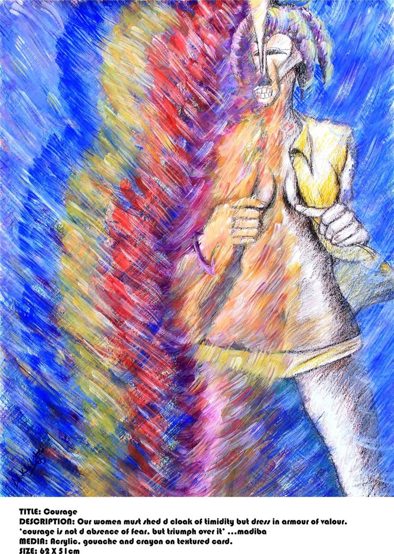 Woman of Valour Painting by adekunle gafar | Saatchi Art