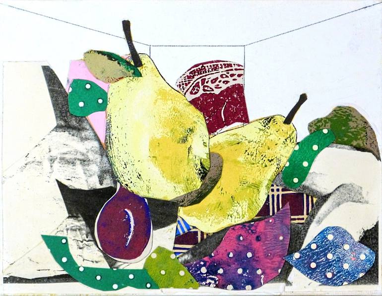pears Collage by Pascal Marlin | Saatchi Art