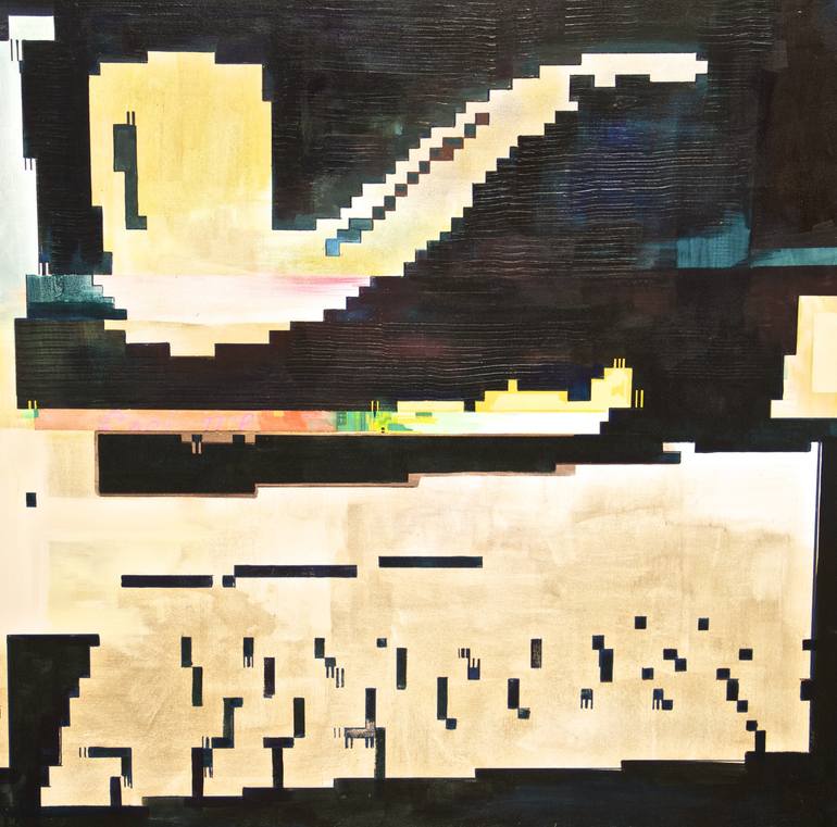 The Treachery of Images Painting by Mena Ganey | Saatchi Art